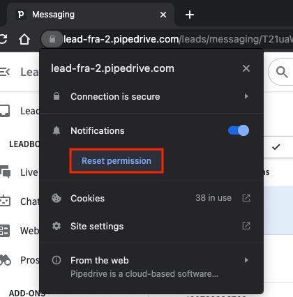 Risoluzione dei problemi: messaging inbox (BETA) - Knowledge Base | Pipedrive